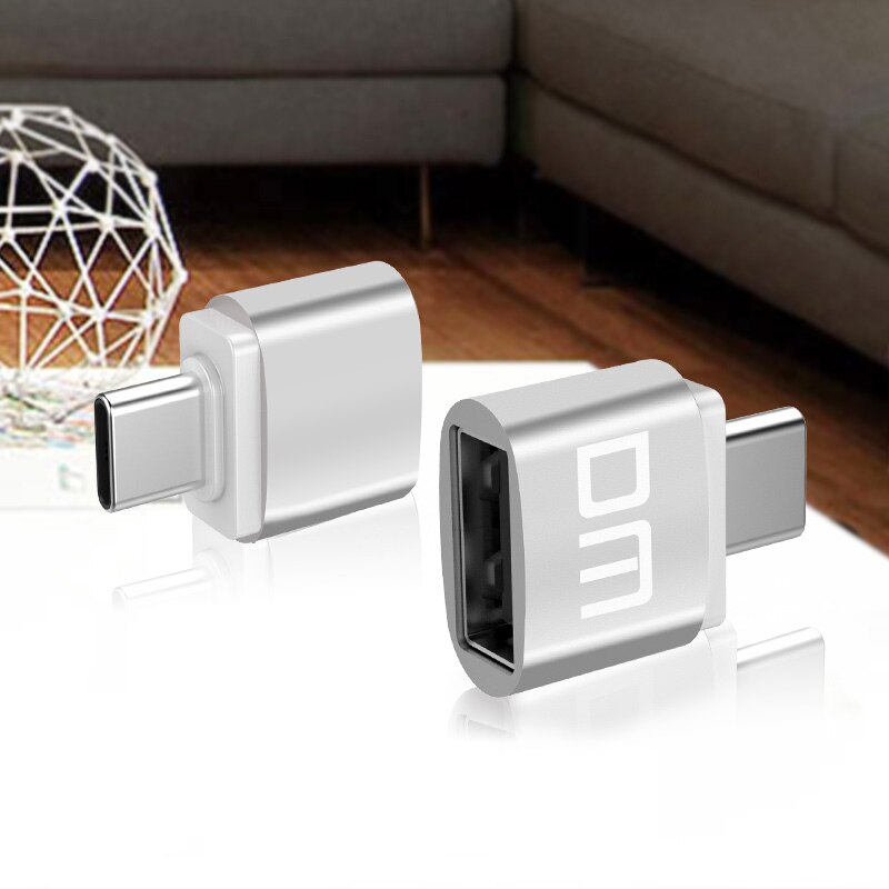 Usb C Adapter Type C-A Zilver Usb C Male Naar USB2.0 Femail Otg ...