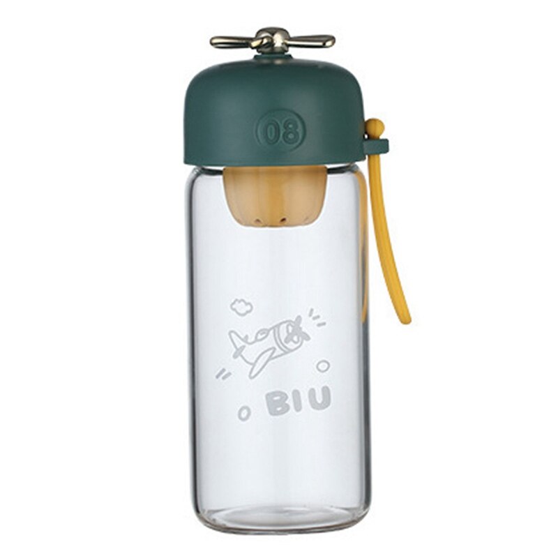 Transparent Glass Water Sippy Cup Outdoor Cold Jui... – Grandado