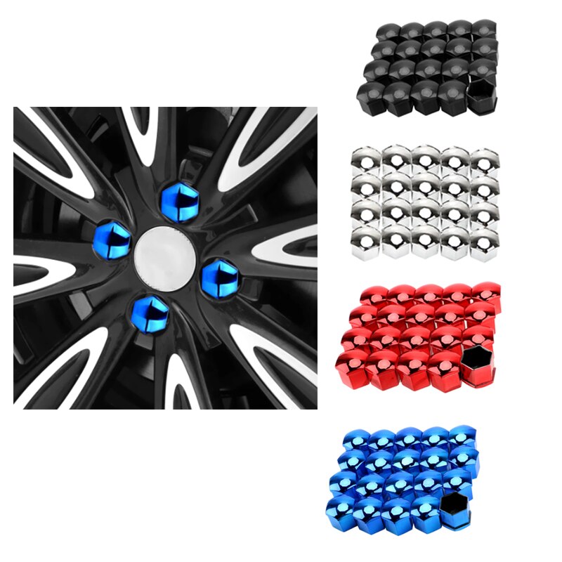 20 Stuks Auto Wiel Schroef Covers 17Mm Auto Band M... – Vicedeal