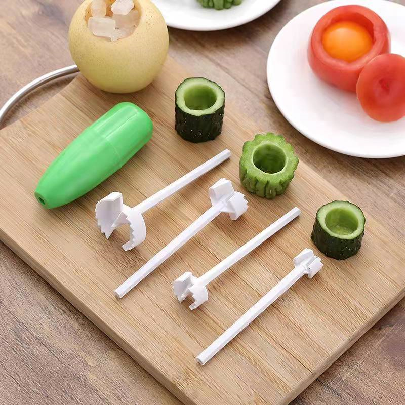 4pcs/set Vegetable Spiral Cutter Spiralizer Meat F... – Grandado