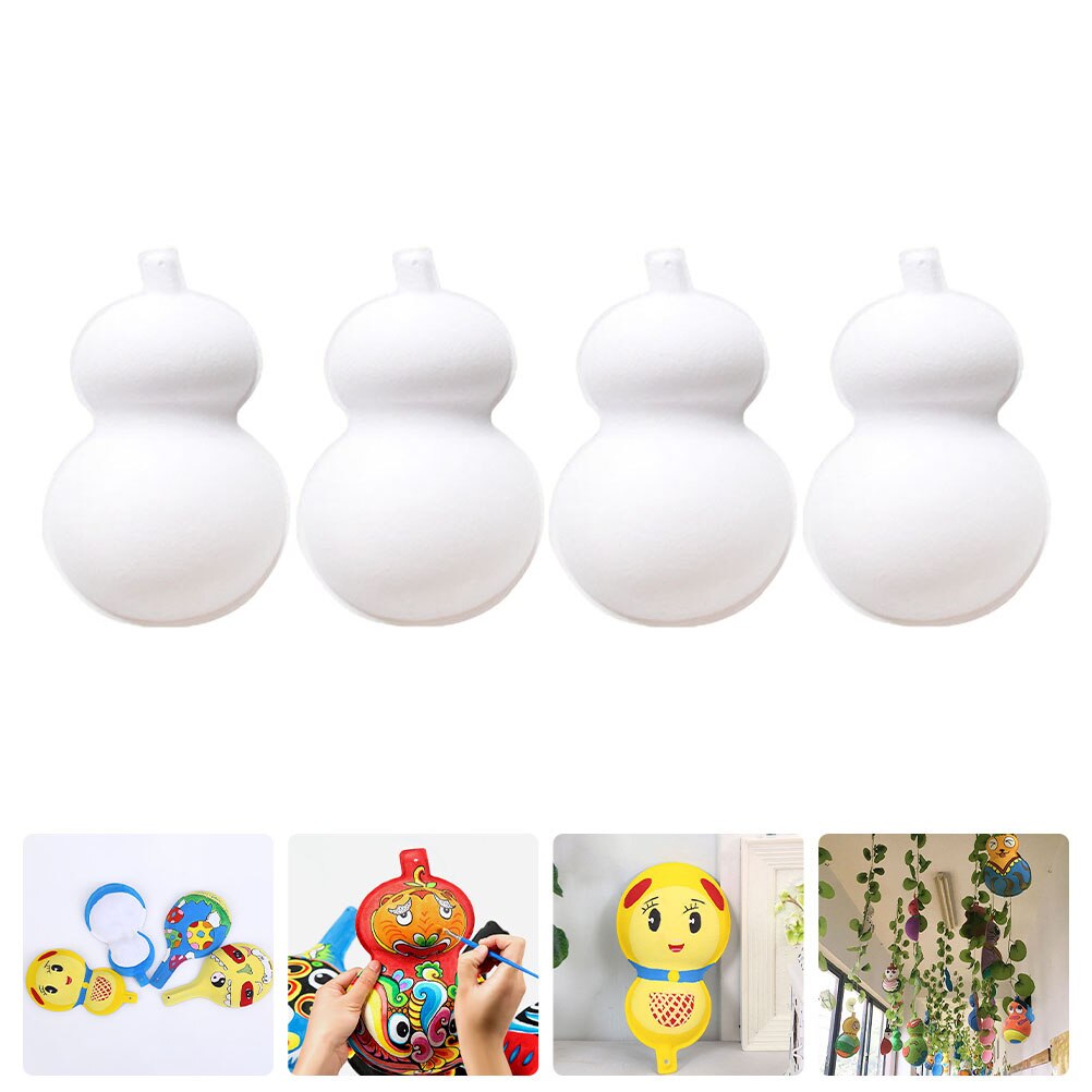 6Pcs Blank Gourd Paper Gourds DIY Unpainted Gourds... – Grandado