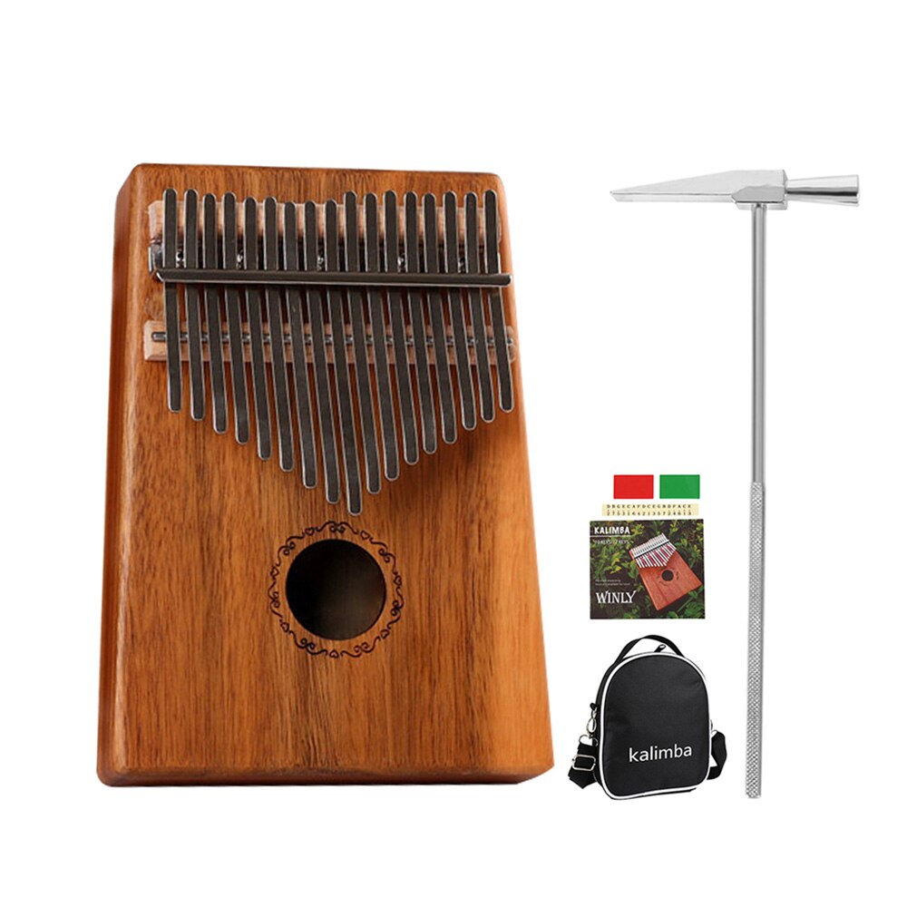 Kalimba met 17 toetsen, duimpiano, hoge houten mah... – Vicedeal