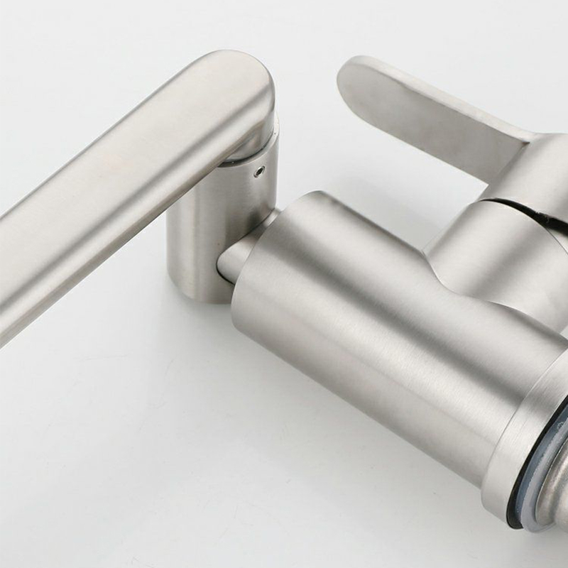 360 Degree Rotating Brushed Deck Mounted Cold Wate... – Grandado