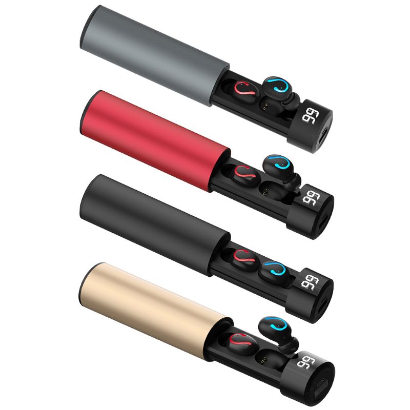 Bærbare q67 tws trådløse øretelefoner genopladeli... – Grandado