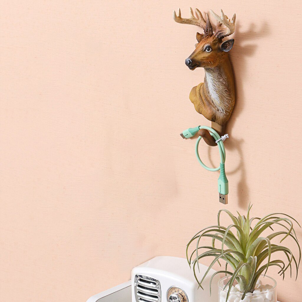 3 Types Animal Deer Stags Head Hook Wall Hanger Ra... – Vicedeal