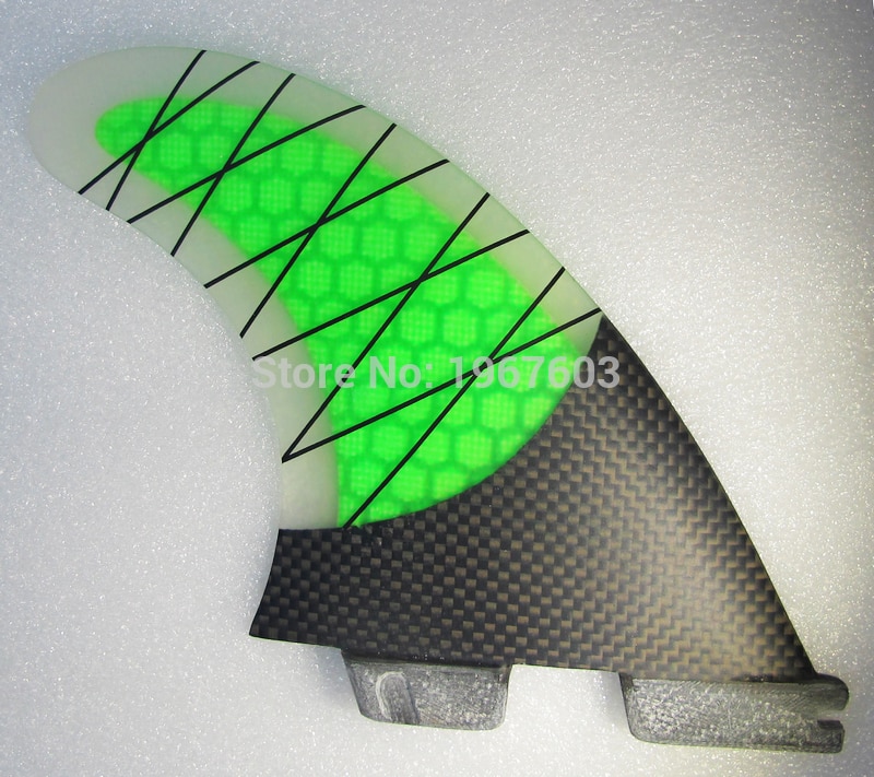coming FCS II 2 1 Surfing Fins half carbon Quad Se... – Grandado