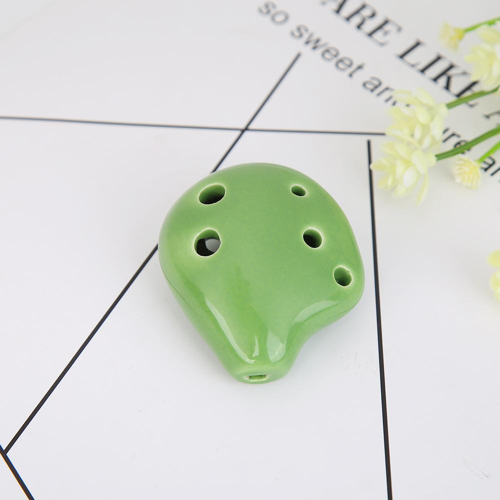 Durable Ceramic Flute Kids Toy 6-hole White Porcel... – Grandado