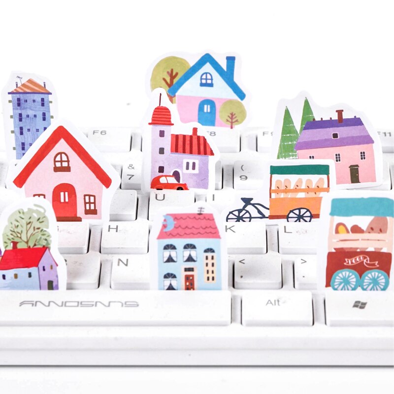 46 sheets/box of different house decoration sticke... – Grandado