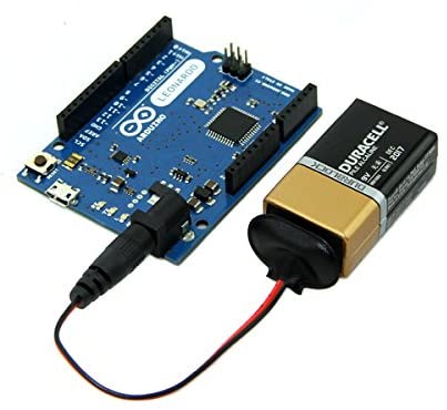 5pack 9v Battery Clip with 2.1mm X 5.5mm Male DC P... – Grandado