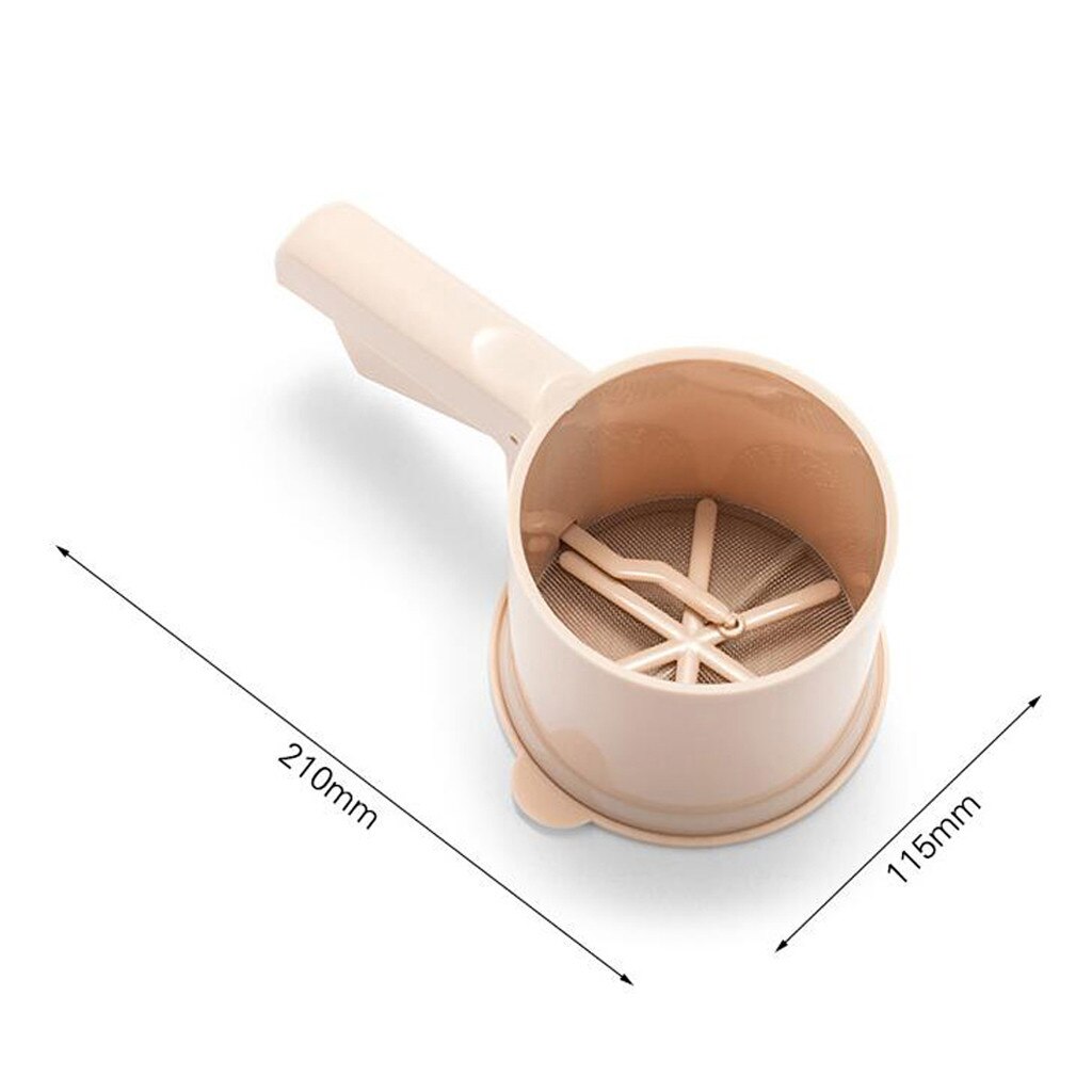 Fine Mesh Handheld Flour Sieve Semi-Automatic Stra... – Grandado