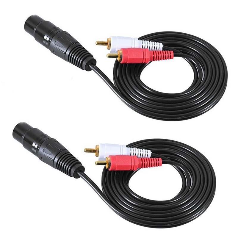 2X 1,5 M/ 5Ft Stereo Audio Splitter Patch Y Kabel ... – Grandado
