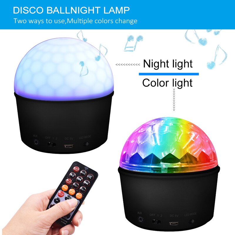 LED Disco Ball Lights 9 Colors 9W Magic Projector ... – Grandado