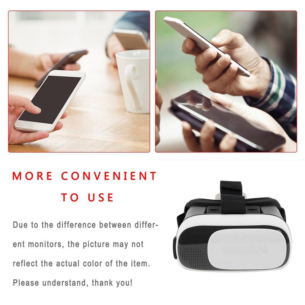 Mobiele Telefoon 3D Bril Virtual Reality Bril Ergo... – Vicedeal