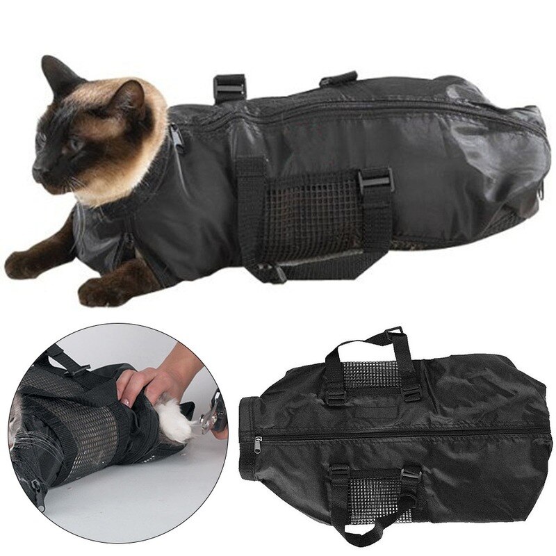 1 Pc Heavy Duty Mesh Cat Grooming Bathing Restrain... – Vicedeal