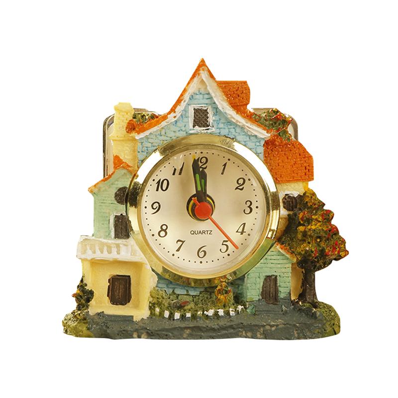 1PC European Style Castle Shape Alarm Clock Bedsid... – Grandado