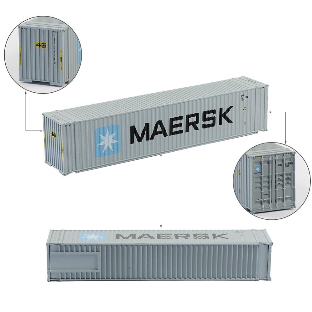 1pc Model Trains 45ft Containers 1:150 N Scale Con... – Grandado