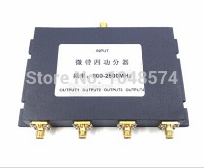 4 Way power Splitter Divider Combiner 800-2500MHz ... – Vicedeal