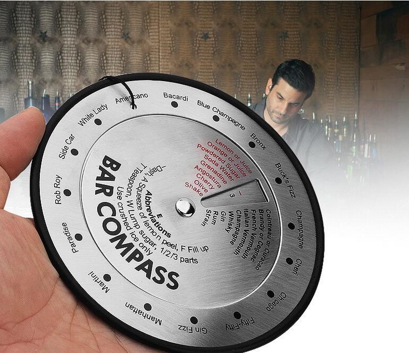 SUS304 stainless steel recipe compass bartender se... – Grandado