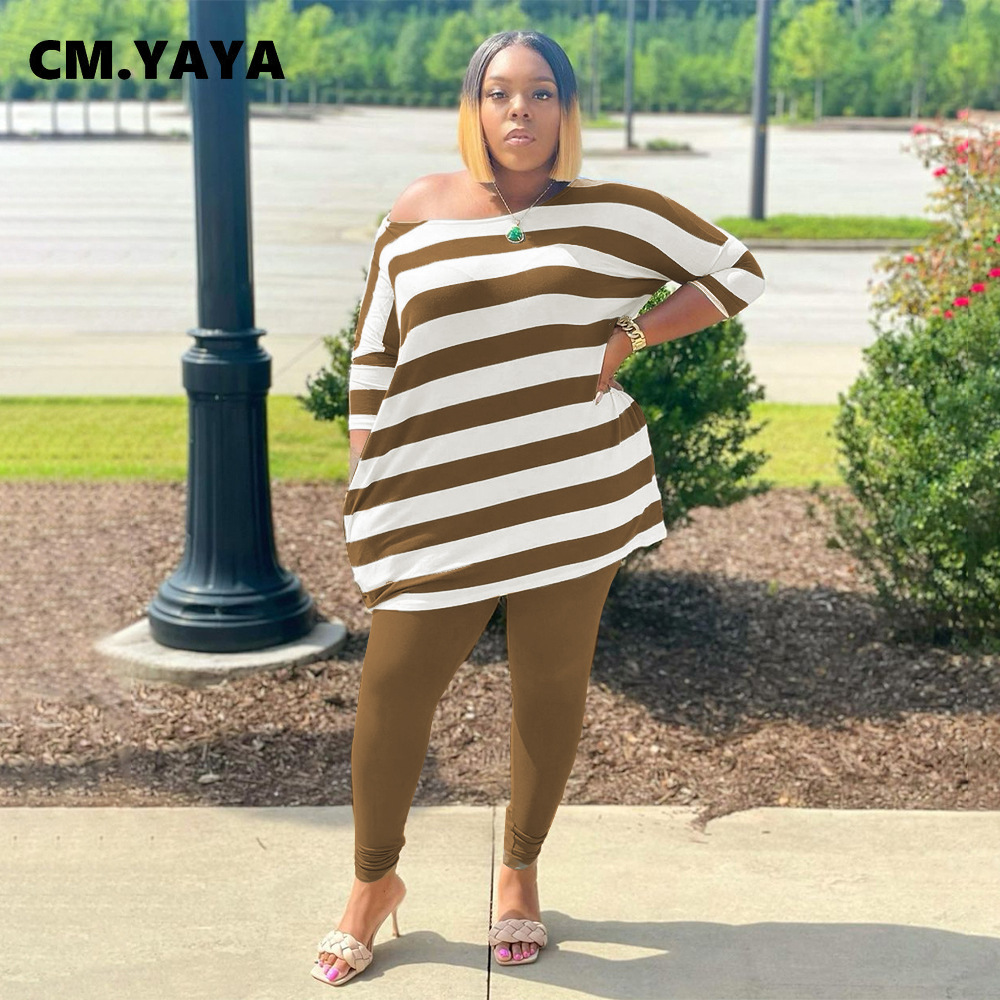 CM YAYA las mujeres de talla grande chándal de ray... – Vicedeal