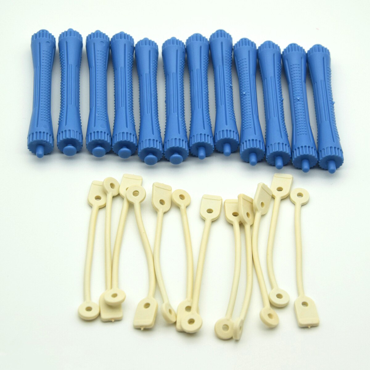 12pcs Diameter 8mm Hair Perm Rods With Rubber Band... – Grandado