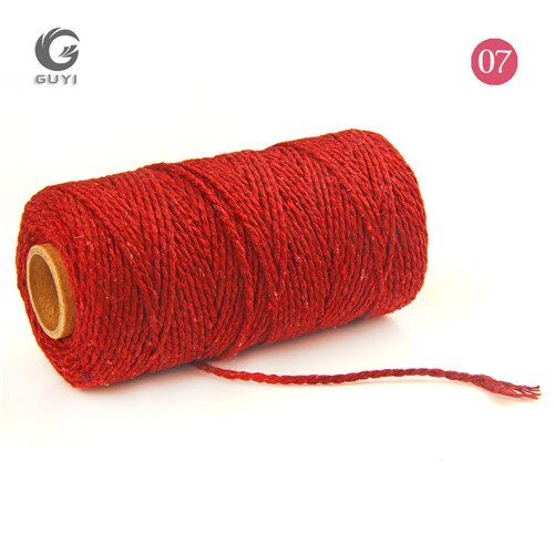 1 Roll 100 Yards 2mm Colorful Twisted Cotton Rope ... – Vicedeal