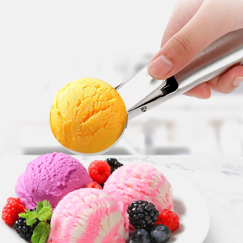 Kitchen Ice Cream Mash Potato Ball Scoop Stainless... – Grandado