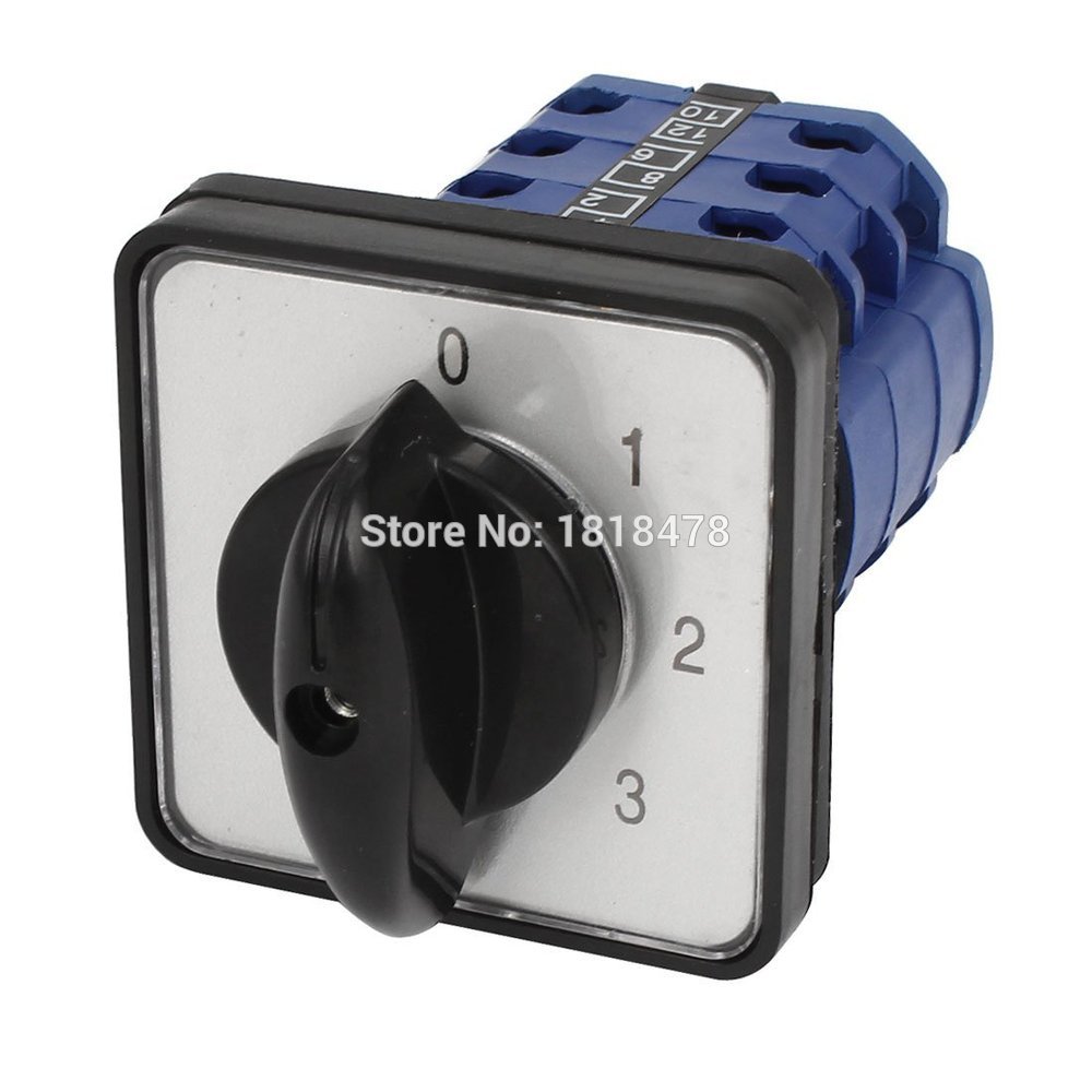 CA10 660V 12A 3Pole Universal Changeover Rotary Sw... – Grandado