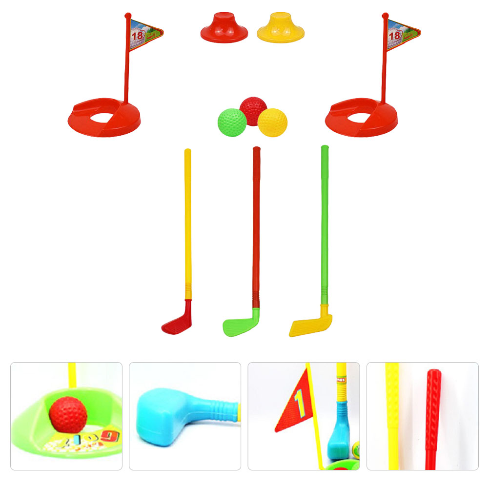 2 Sets Kids Golfs Plaything Sets Golfs Game Sets M... – Vicedeal
