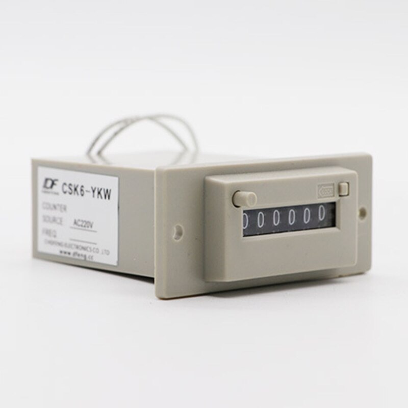 6 Digit Electromagnetic Pulse Counter DC 3.5W AC3W... – Grandado