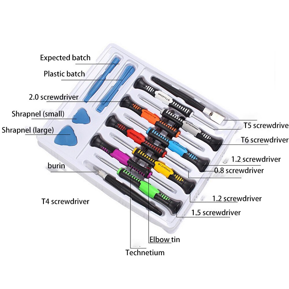 Phone Repair Tools Kit 16 in 1 Precision Screwdriv... – Vicedeal