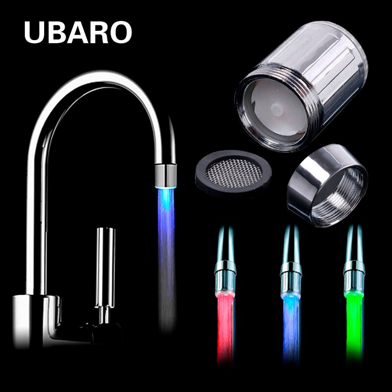 Kitchen Bathroom Led Faucet Aerator Water Power Sh... – Grandado
