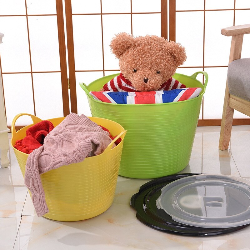 Dirty Clothes Bucket Laundry Basket Toy Storage Ba... – Grandado