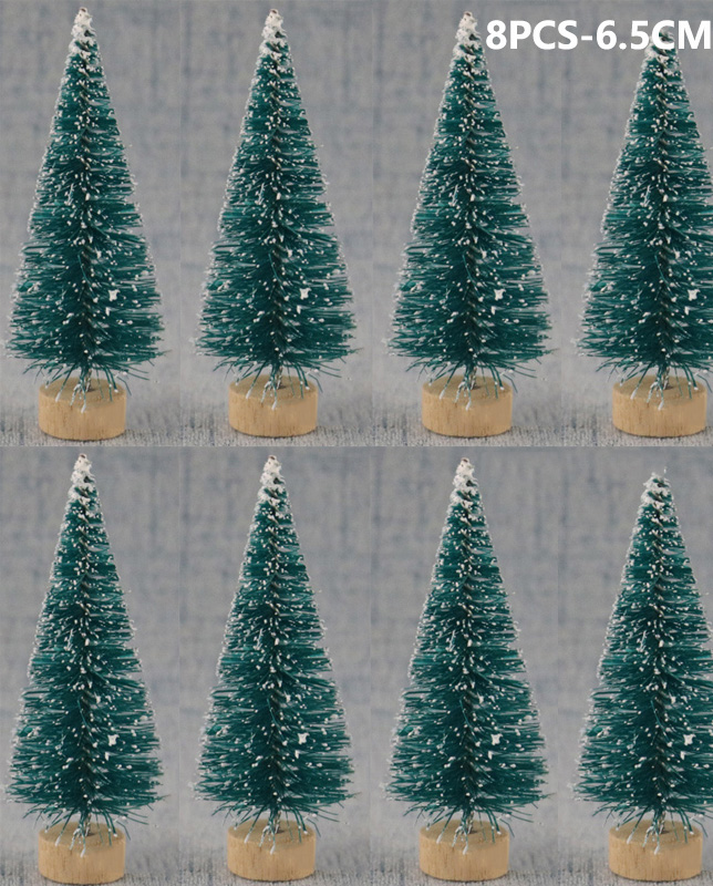2/8 Pcs Miniature Christmas Tree Small Artificial ... – Vicedeal