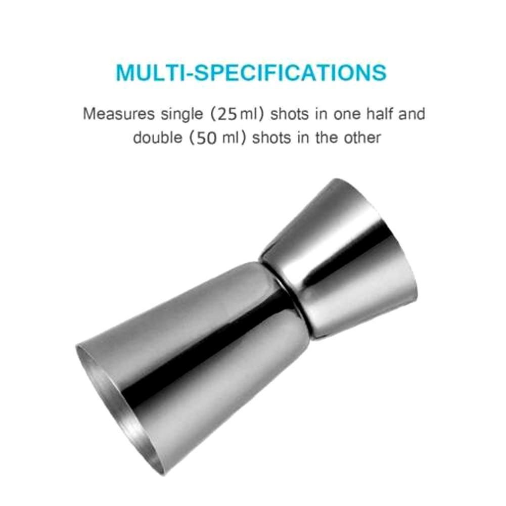 25/50ml Bar Measure Steel Double Single Shot Bar S... – Grandado