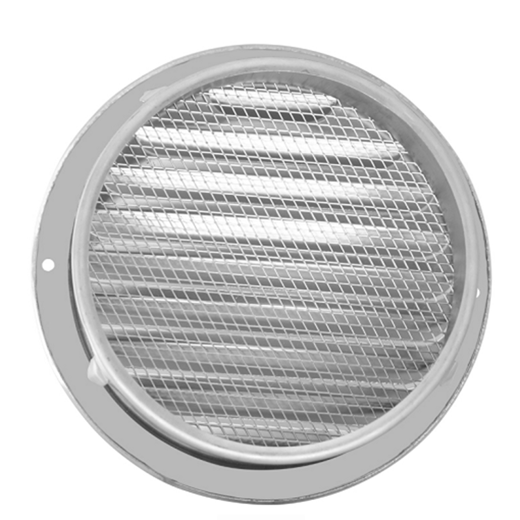 Roestvrij Staal Buitenmuur Air Vent Grille Ronde D... – Grandado