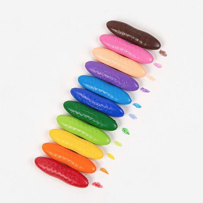 Washable Cute Color Peanut Crayons for Children an... – Grandado