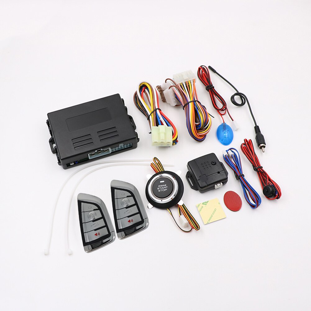 Car Alarm With Autostart Push One Button Auto Star... – Vicedeal