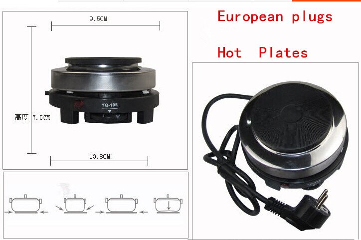 500W European plugs Multifunction mini-electric st... – Grandado