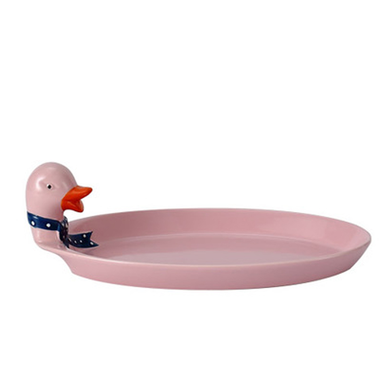 Ceramic Multifunctional Duck-shaped Children's Din... – Grandado
