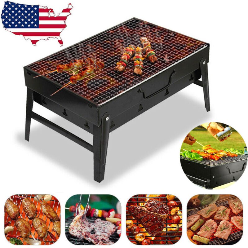 Fold Barbecue Charcoal Grill Portable Outdoor Picn... – Grandado