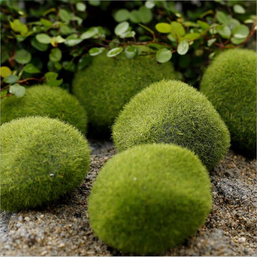 Multi Sizes Artificial Moss Flocking Moss Rock Imi... – Grandado
