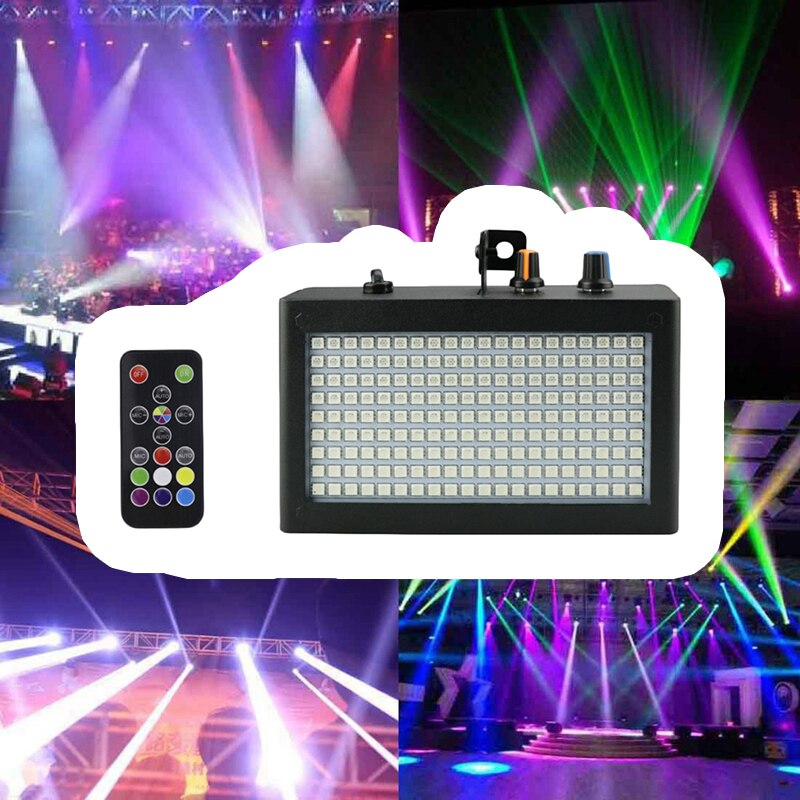 180 Leds Strobe Flash Light Draagbare 35W Rgb Remo... – Vicedeal