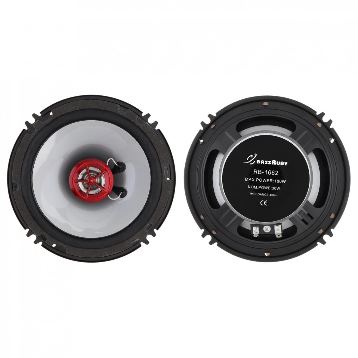 2pcs 6 Inch Car Coaxial Speakers 2 Ways 180W Unive... – Grandado