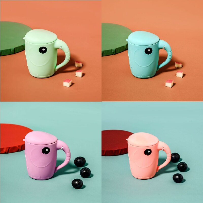 Baby Feeding Cups Cute Cartoon Baby Learning Cups ... – Grandado