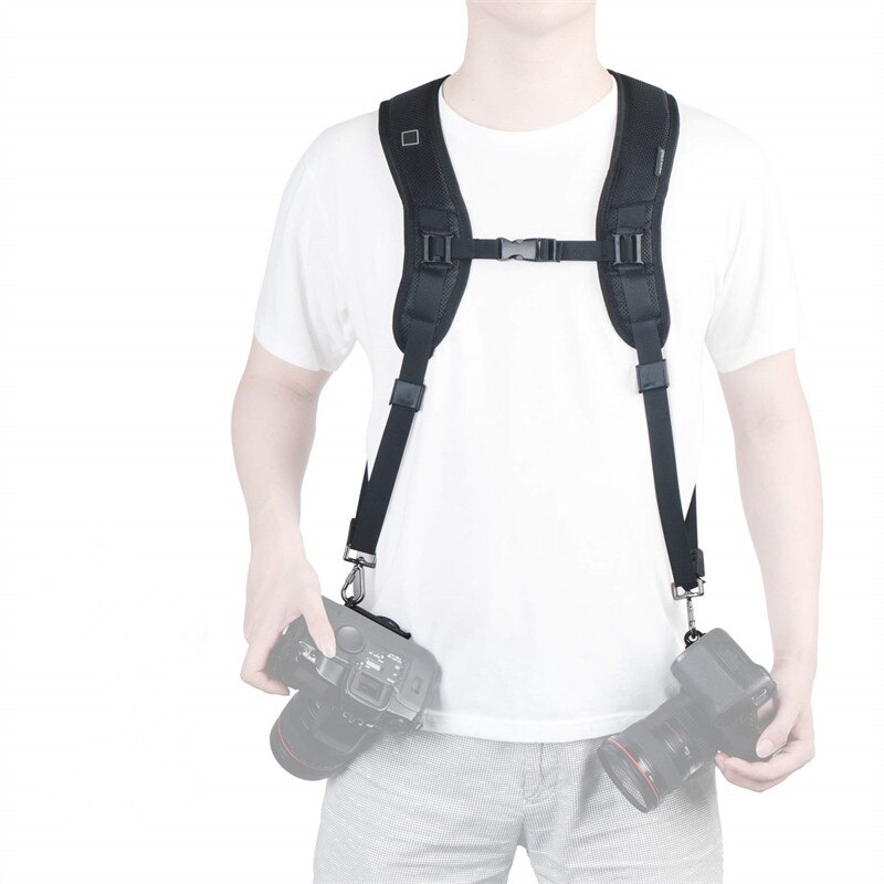 Double Dual Camera Shoulder Strap Quick Release Ra... – Vicedeal