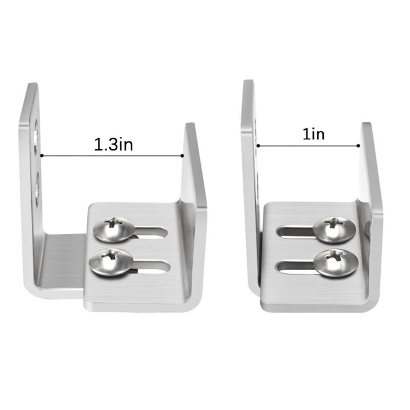 1set Stainless Steel Barn Door Bottom Stopper Slid... – Grandado