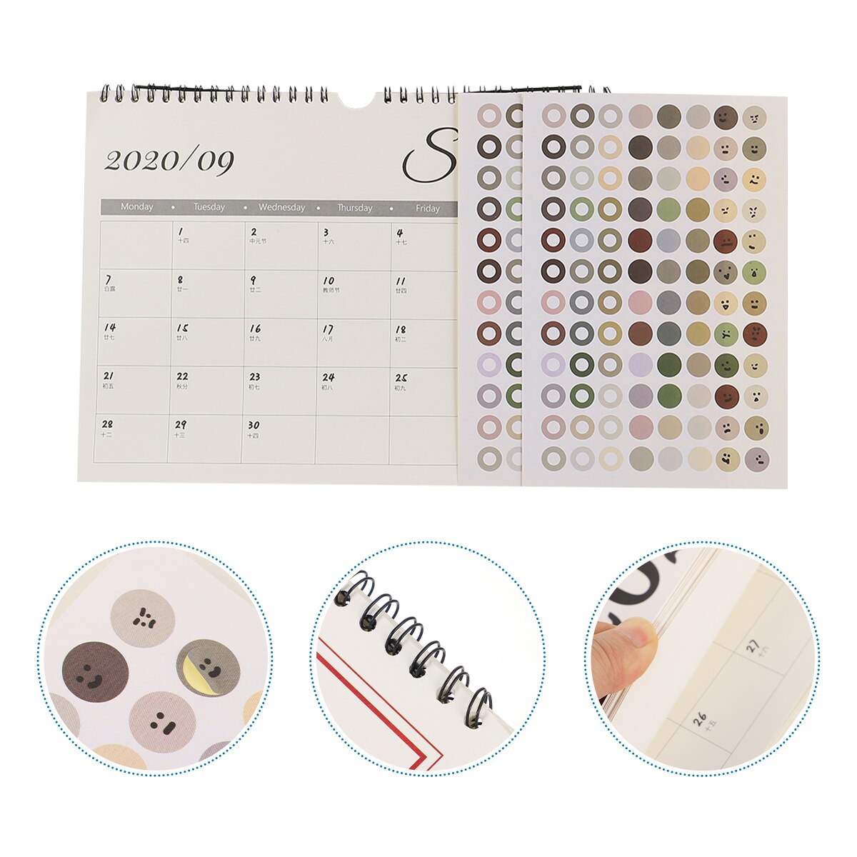 1 Pc Schedule Calendar Flip Calendar Daily Calenda... – Grandado