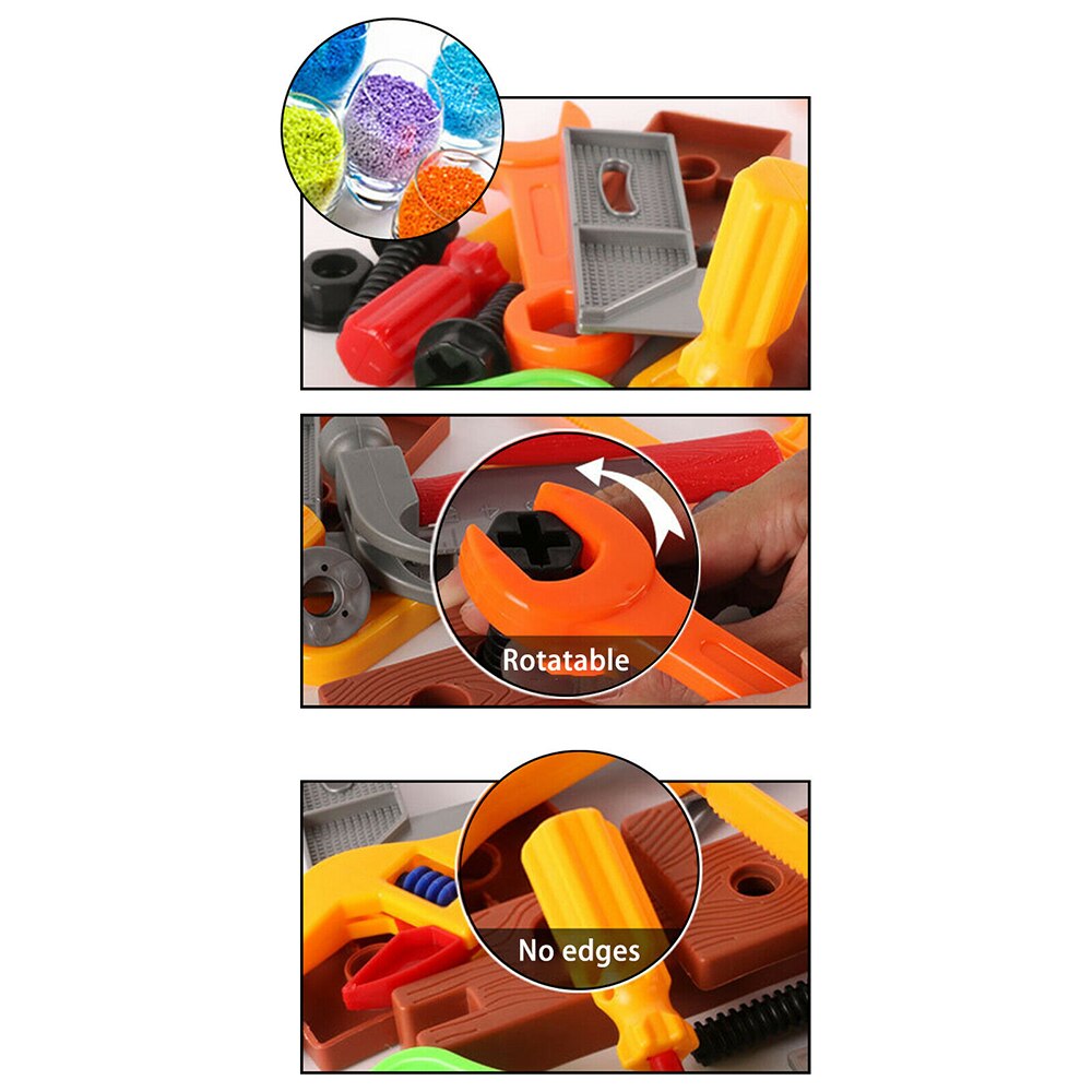 32/37Pcs Kids Tools DIY Kit Pretend Play Mechanic ... – Grandado