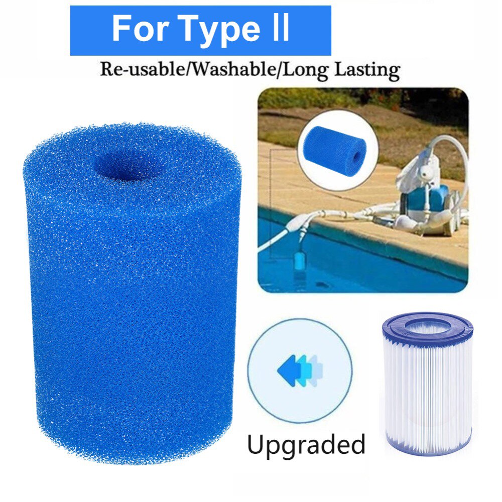 Svømmebassin filter svamp genanvendelig vaskbart s... – Grandado