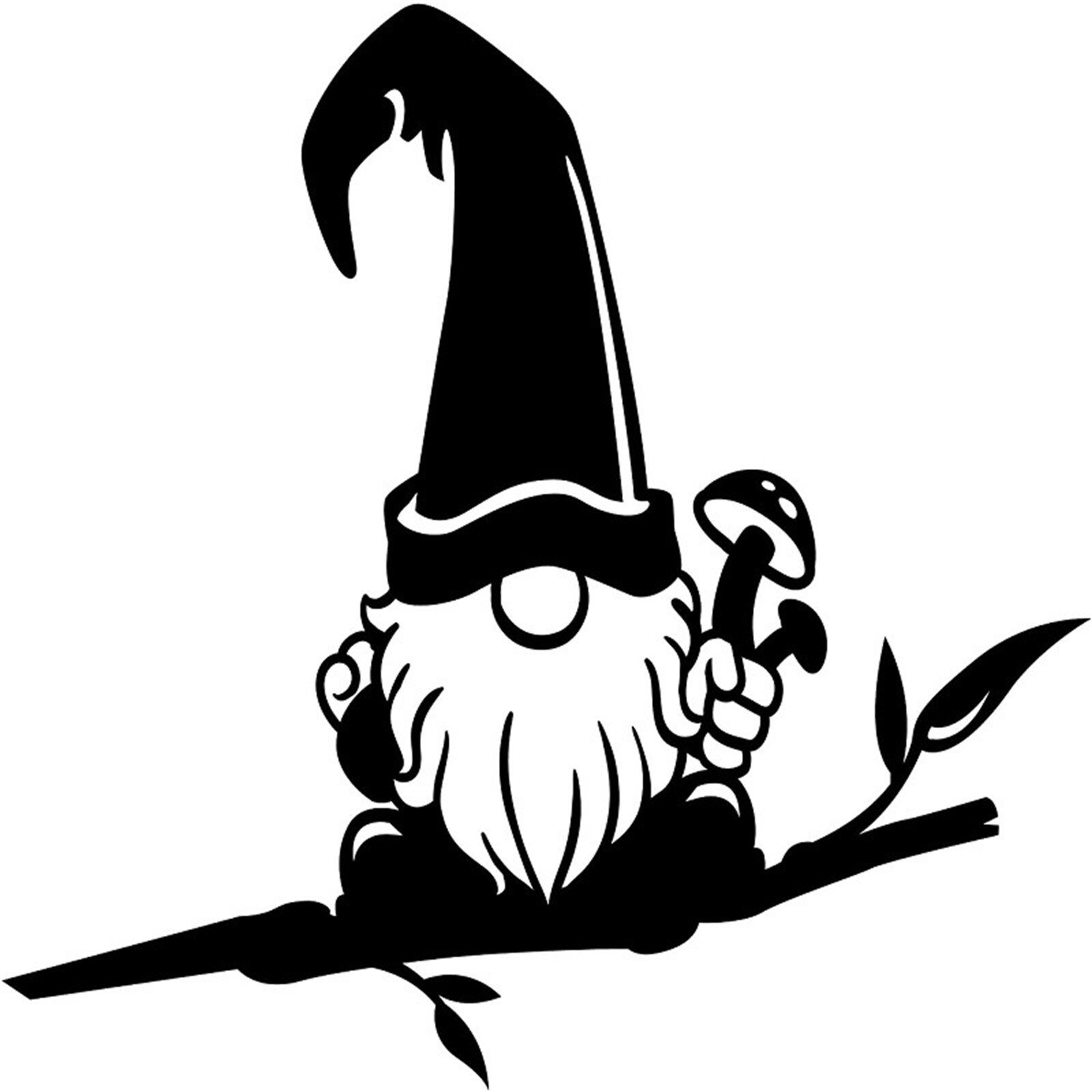 Santa Met Paddestoelen Muursticker Mooie Sprookje ... – Grandado